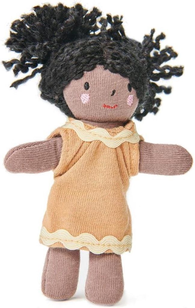 Zacht donker poppetje - Met Nina